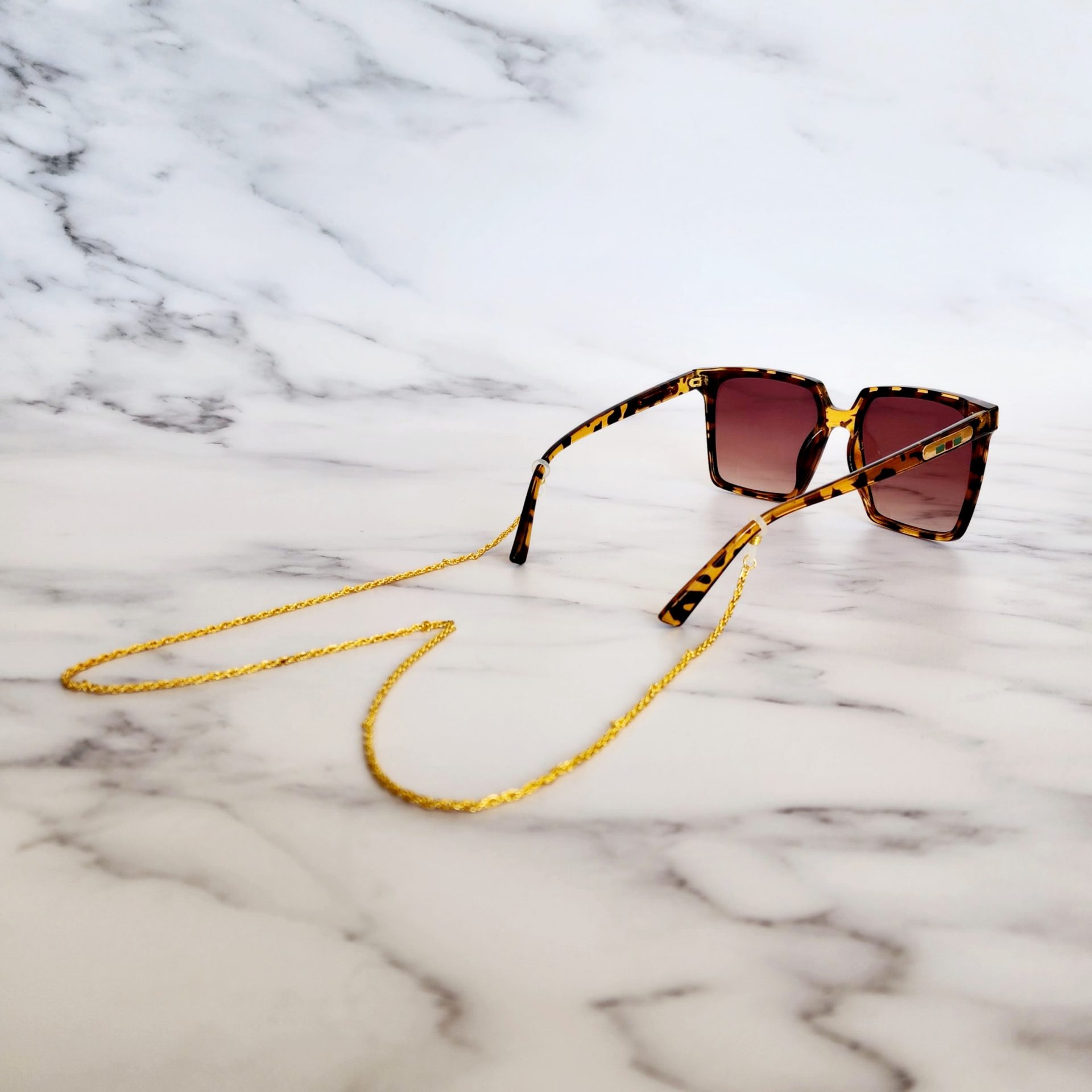 Lara In Gold Sunglass String - Bespoke Image