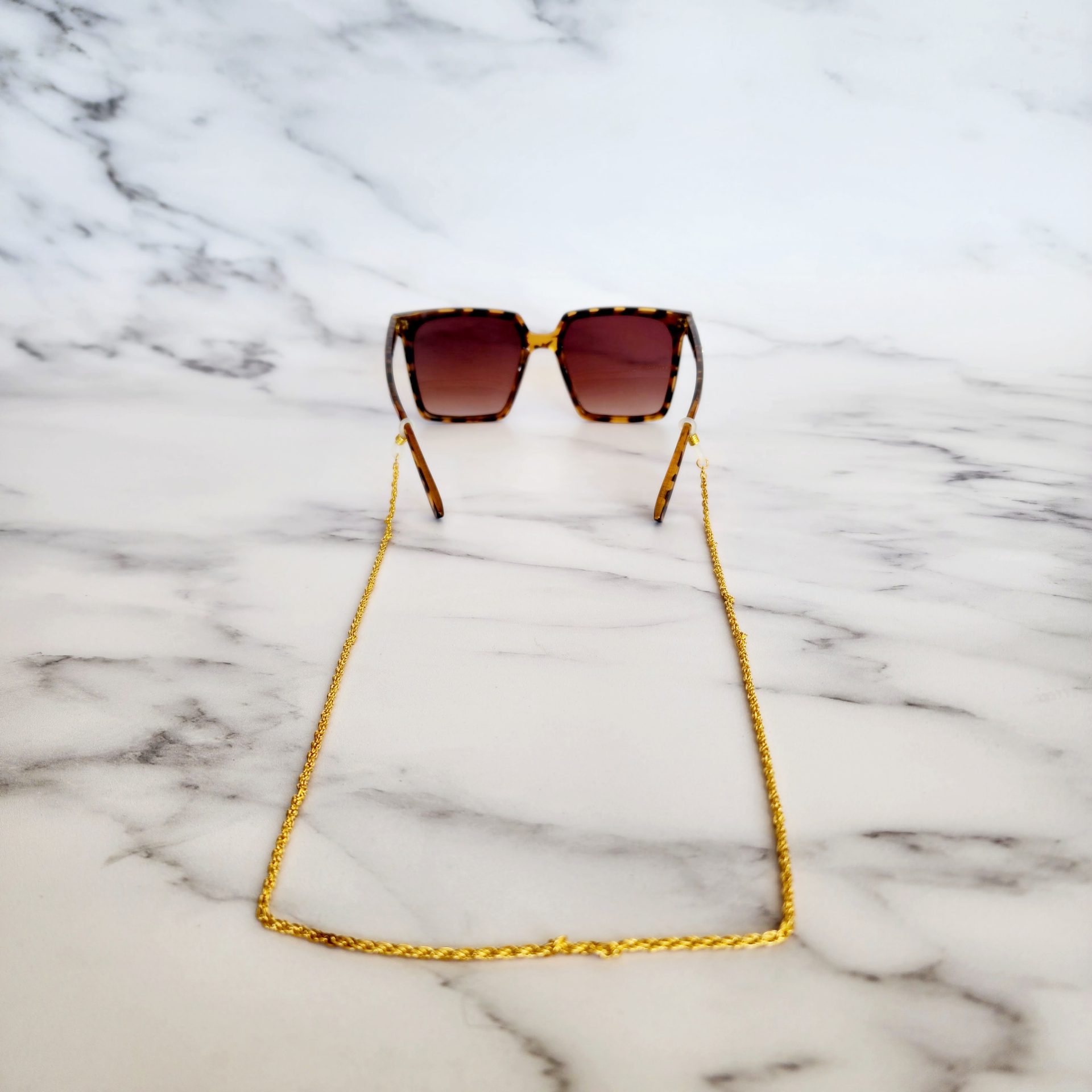 Lara In Gold Sunglass String - Bespoke Image